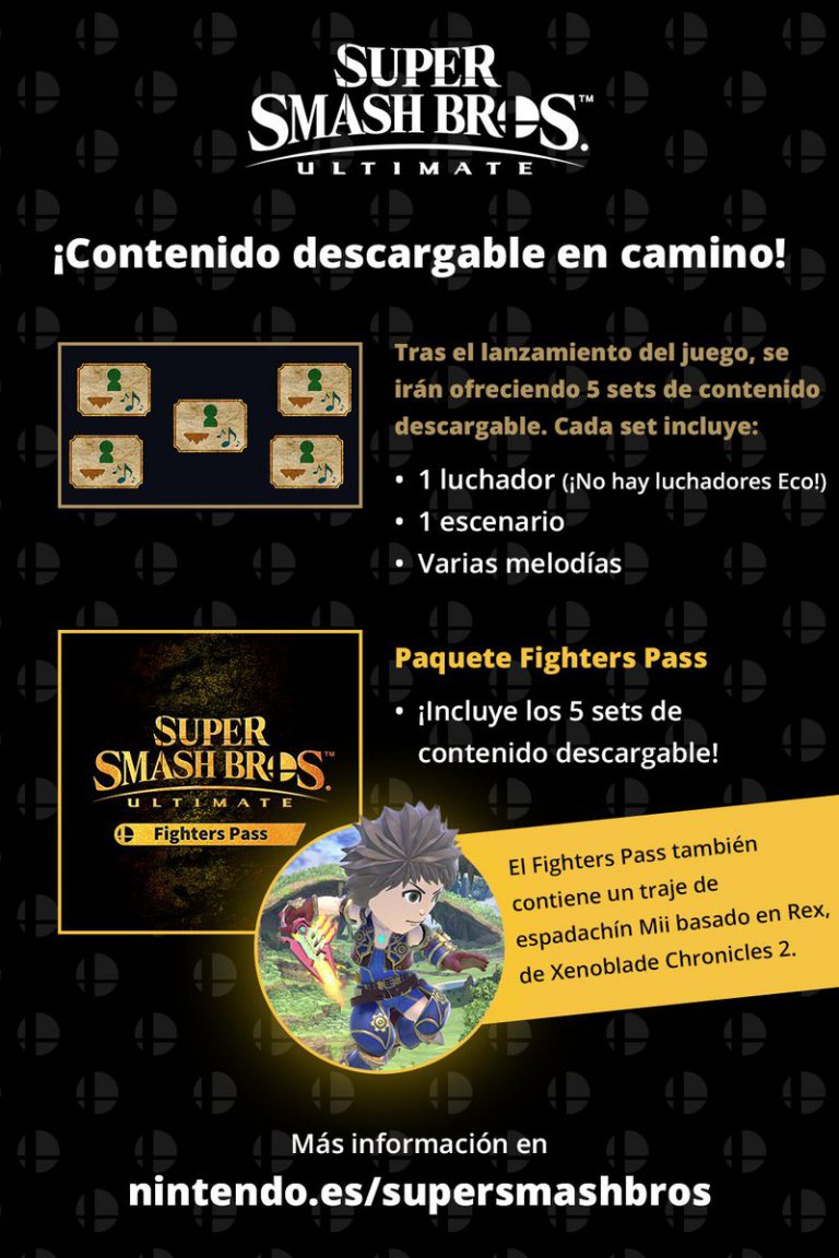 ¿Por qué adquirir el Ultimate Fighter Pass para Super Smash Bros. Ultimate?